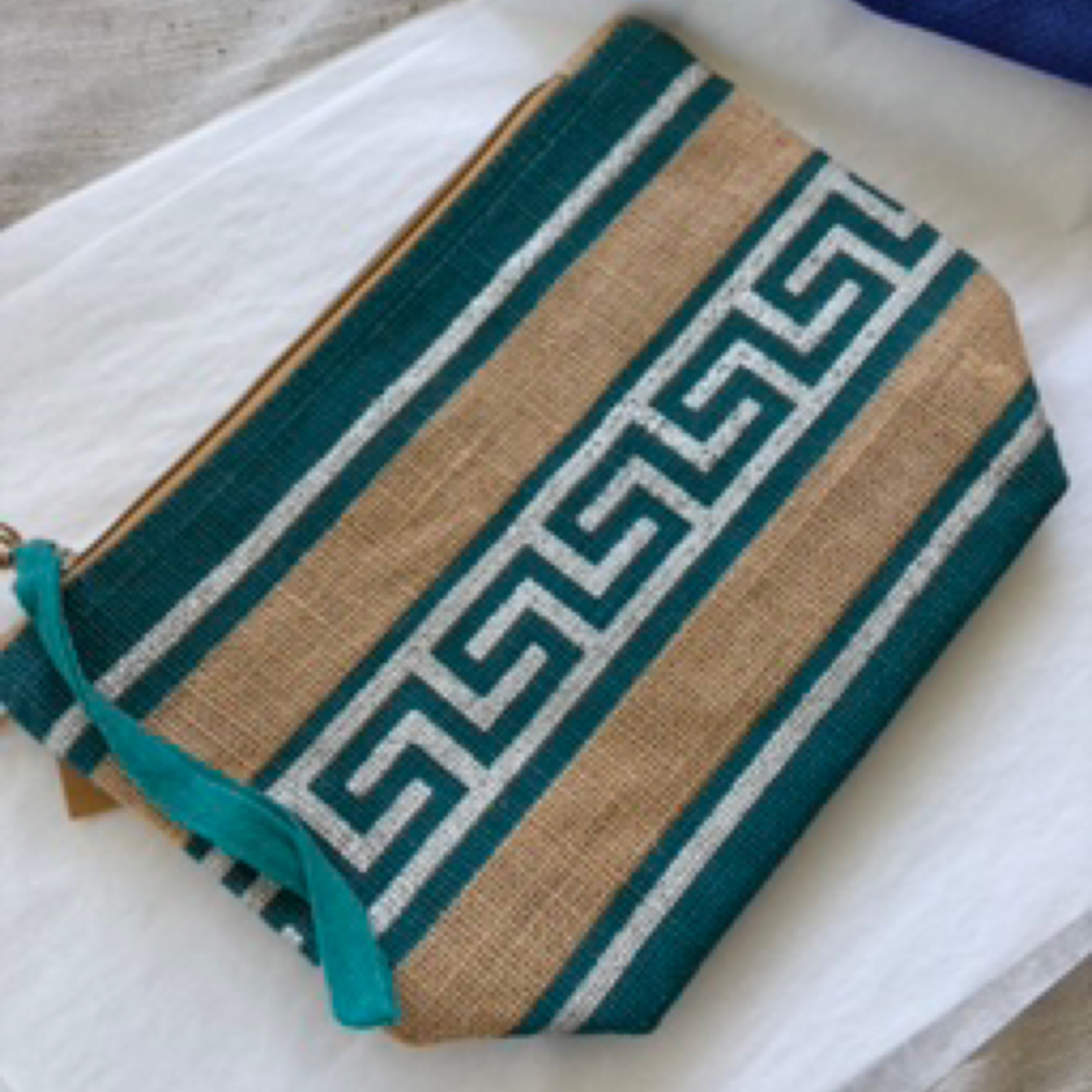 Athens Riviera Collection - Sea Glass Clutch | Taste & Art of Greece