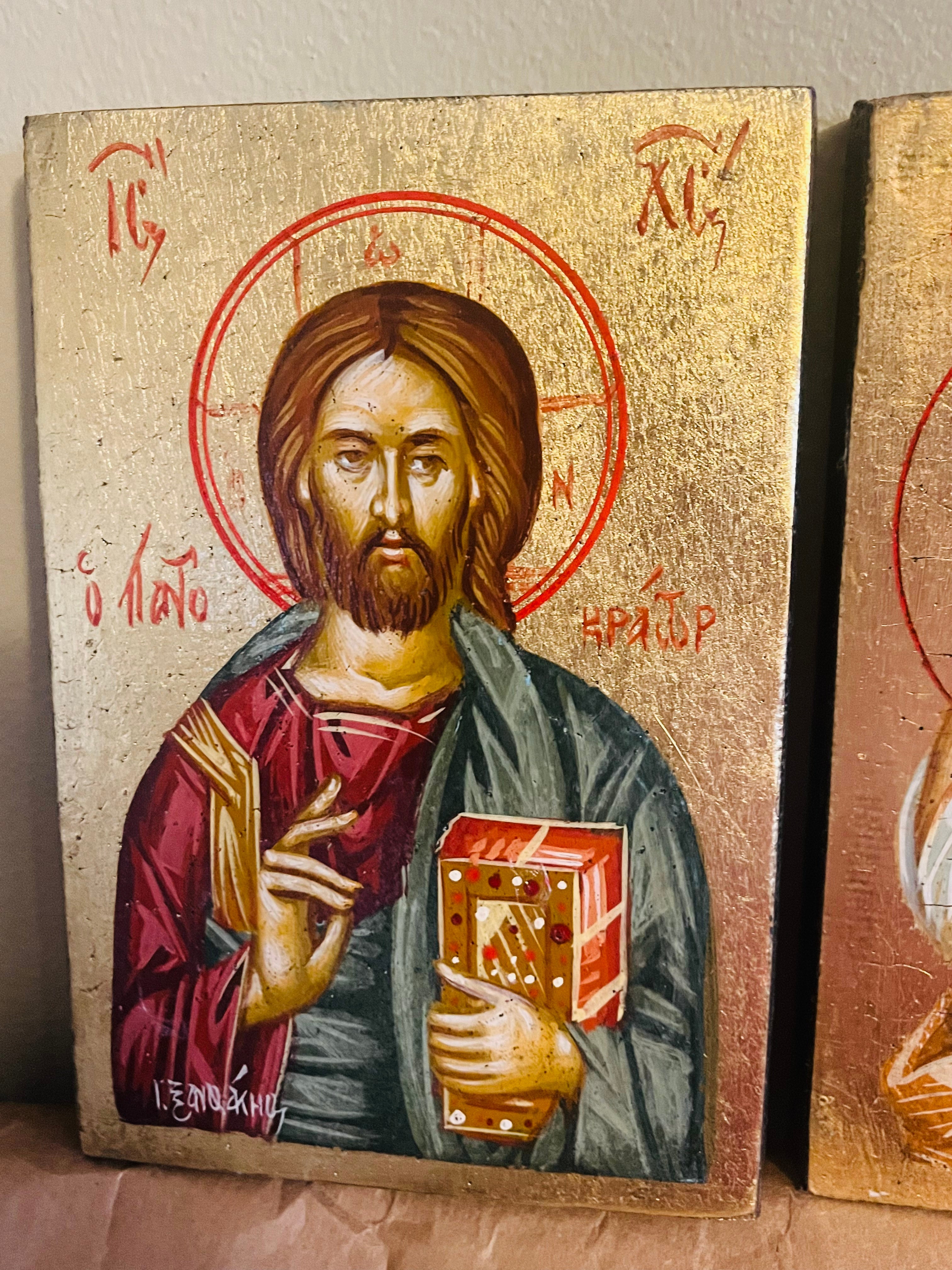 Hand painted certified icons of Greece - Jesus | Taste & Art of Greece