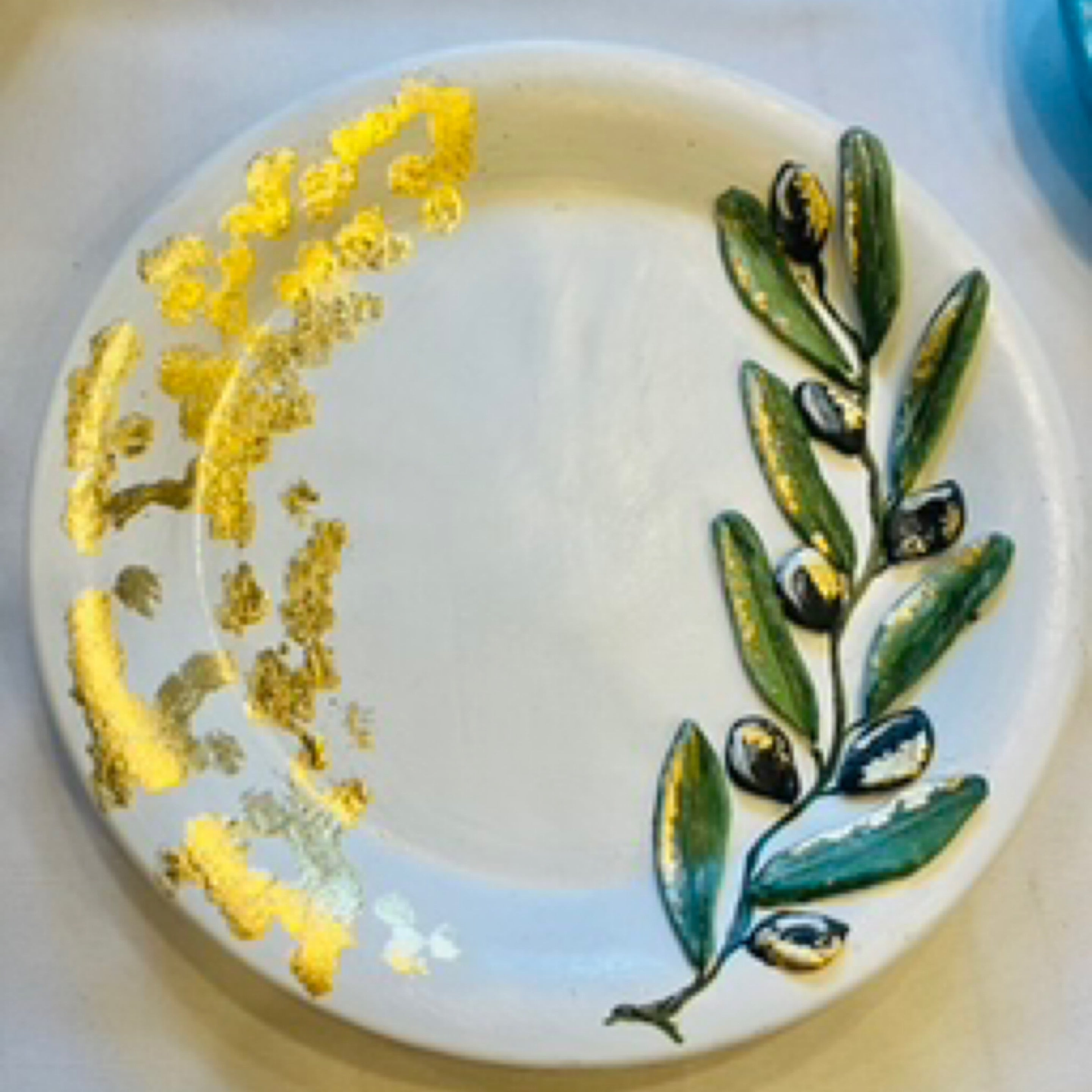 Olive Branch plate | Taste & Art of Greece