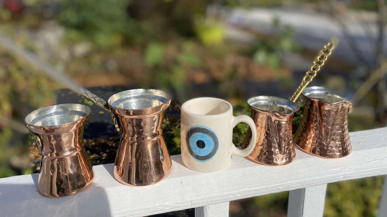 Copper Briki - For Traditional Greek Coffee | Taste & Art of Greece