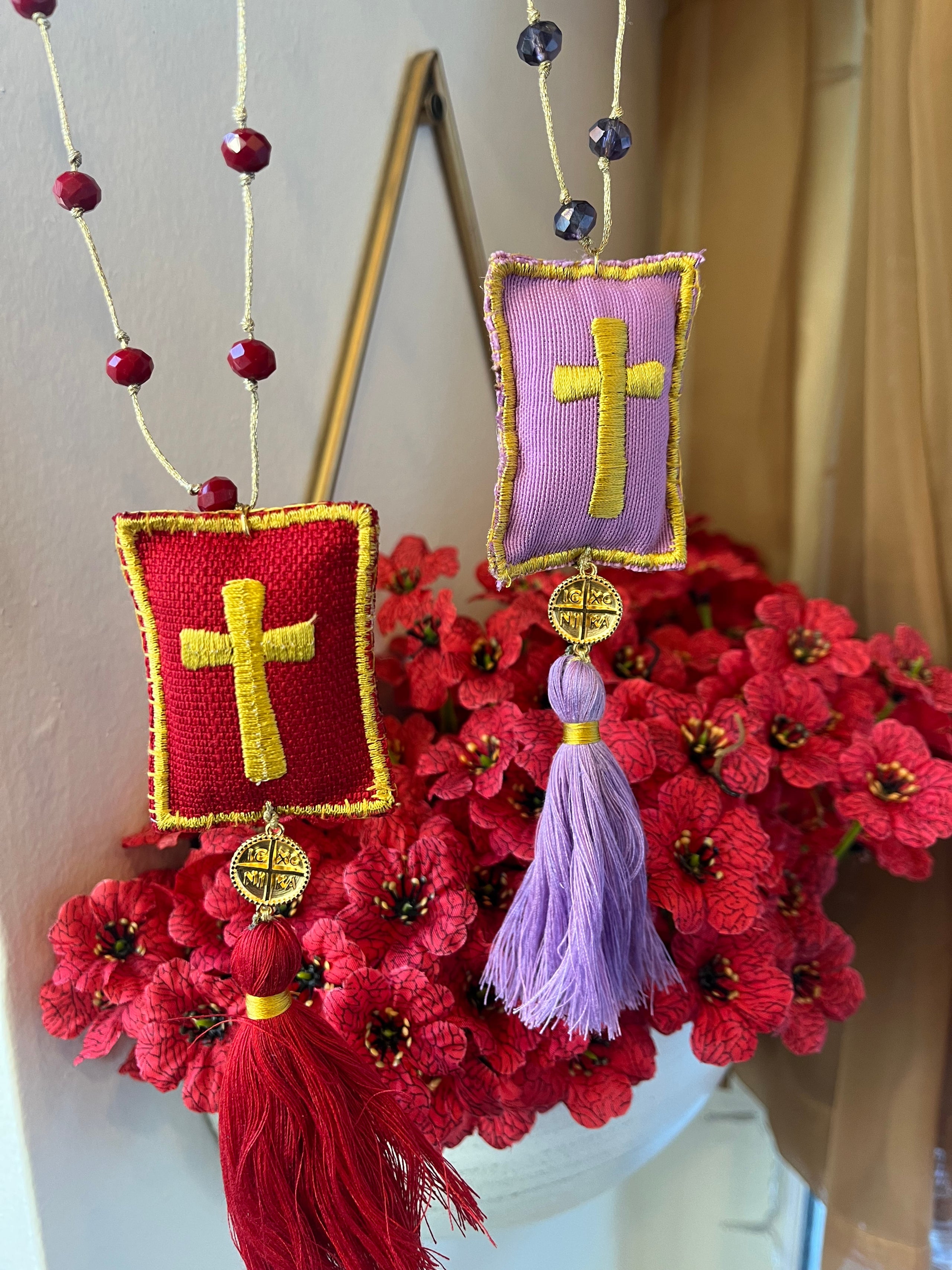 Rosary Style Cross Cords | Taste & Art of Greece