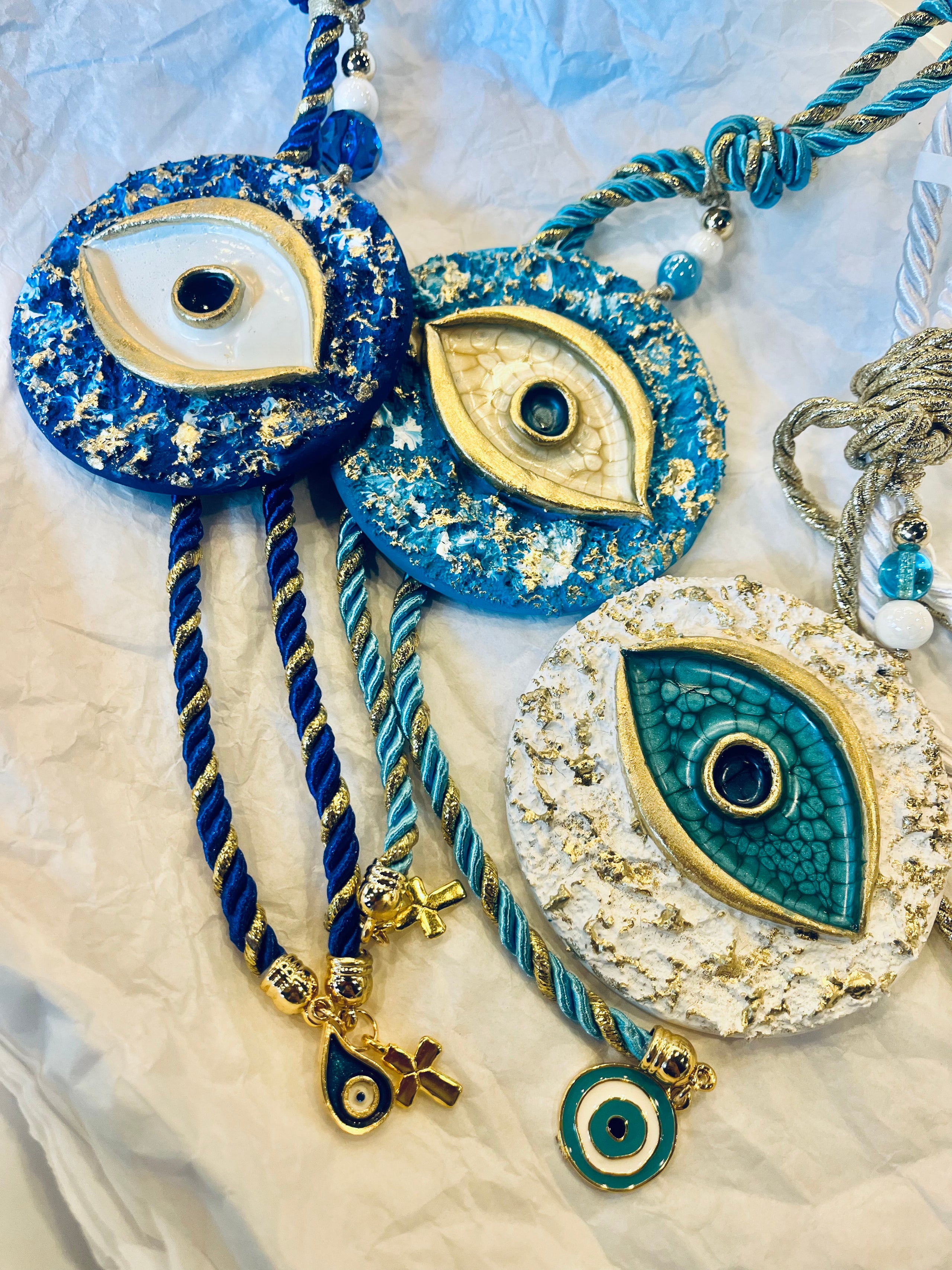 Greek Isle Eyes - Hanging Gouria | Taste & Art of Greece