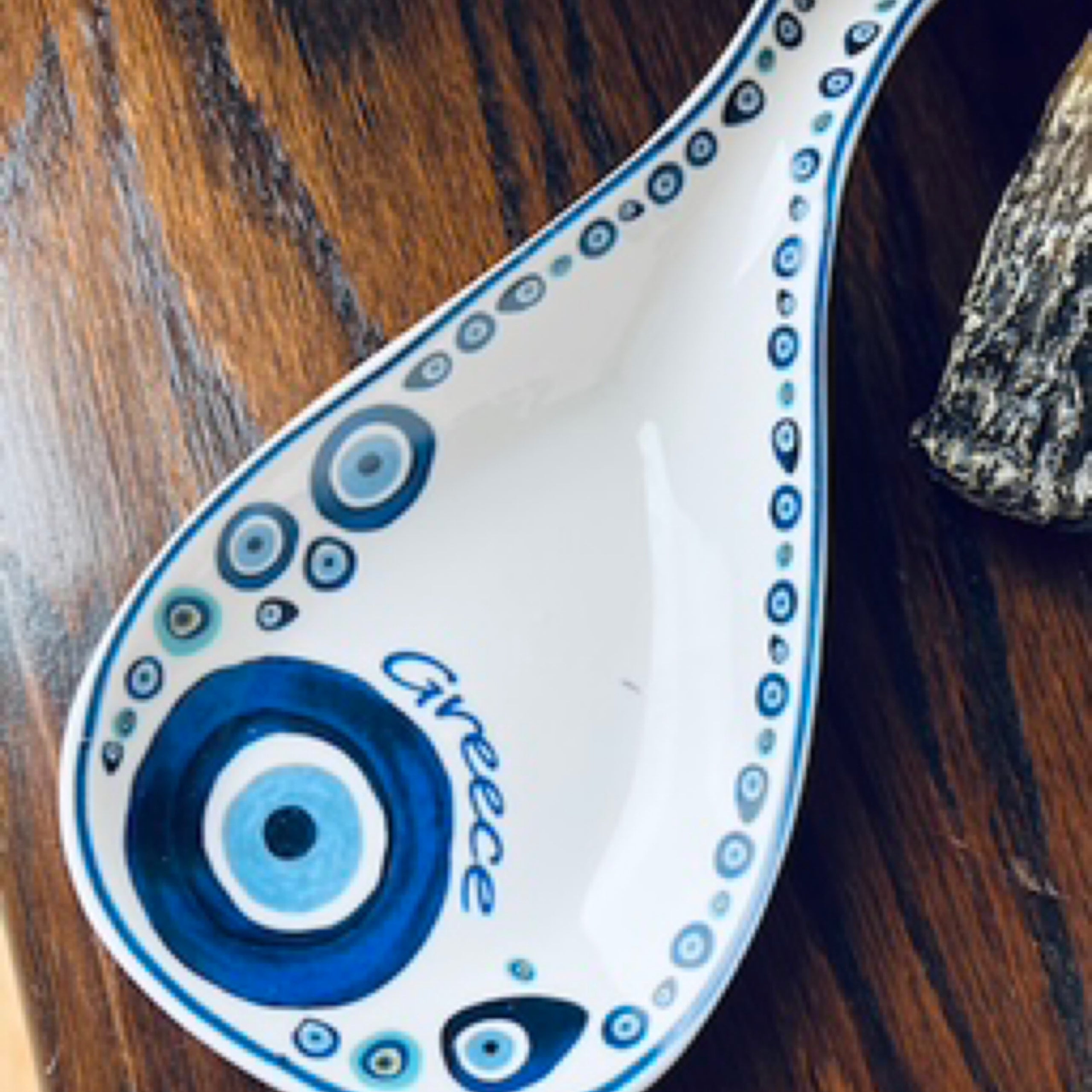 Spoon Rest - Blue Mati | Taste & Art of Greece