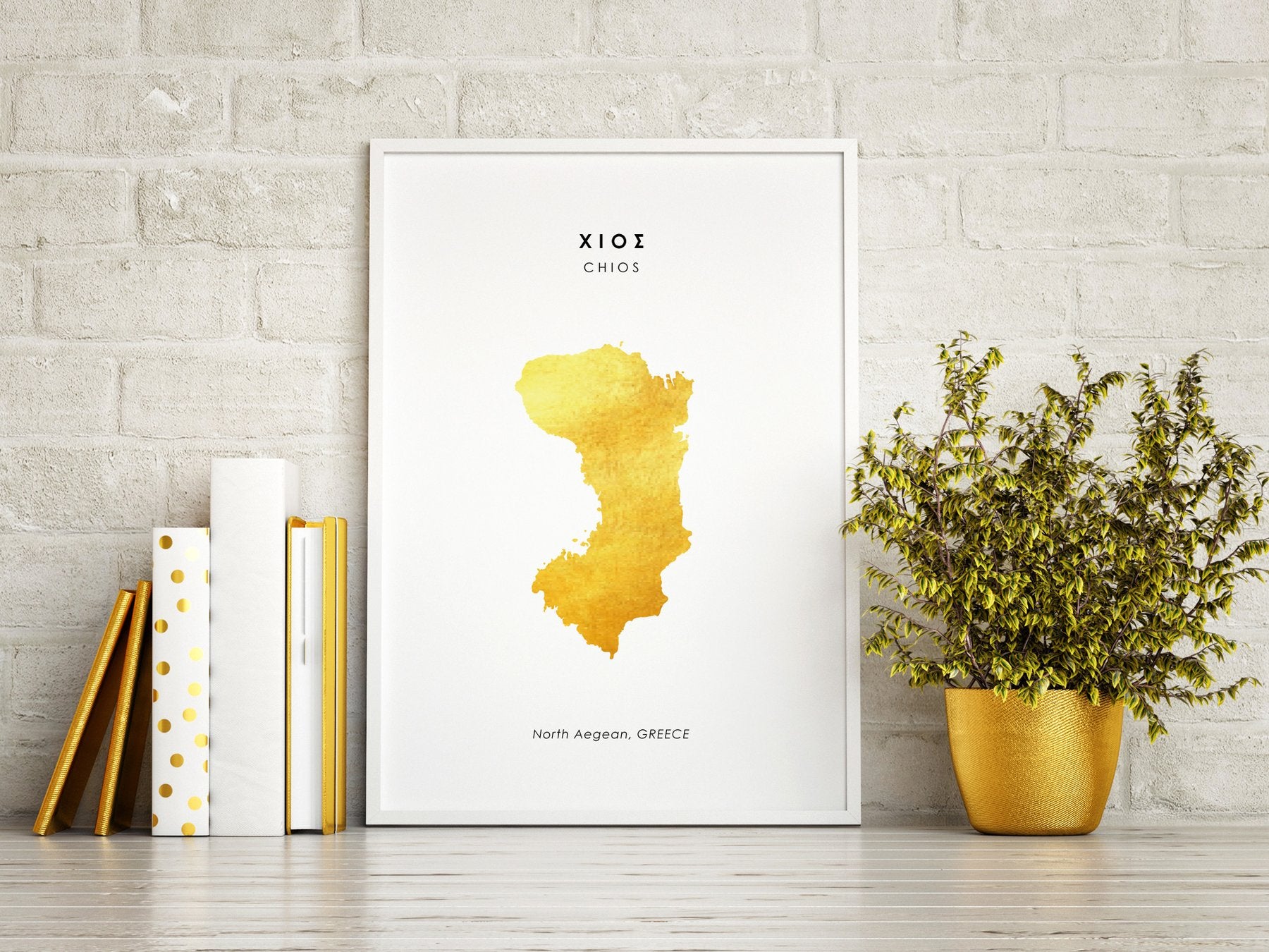 Map of Chios (Xios) | Taste & Art of Greece